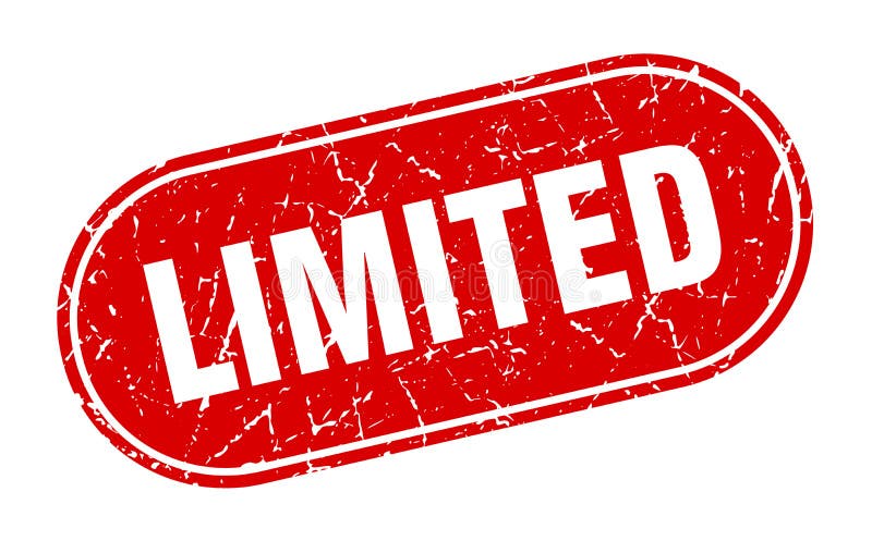 Limited Sign. Limited Grunge Stamp Stock Vector - Illustration of ...