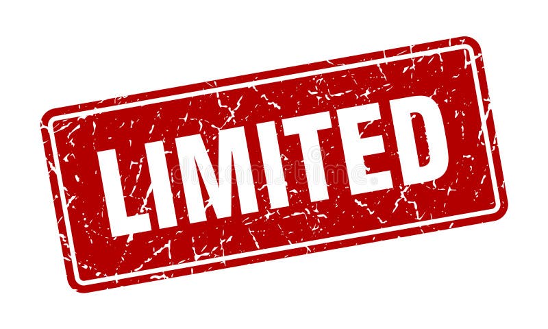 Limited Sign. Limited Grunge Stamp Stock Vector - Illustration of ...