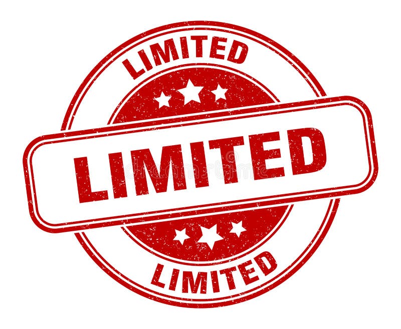 Limited Stamp. Limited Round Grunge Sign Stock Vector - Illustration of ...