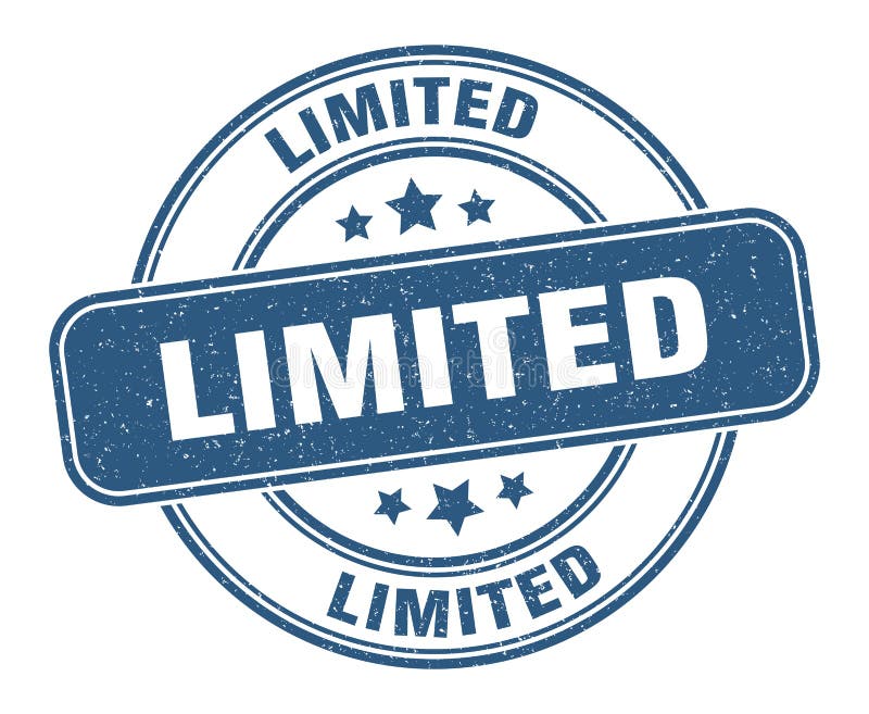 Limited Stamp. Limited Round Grunge Sign Stock Vector - Illustration of ...