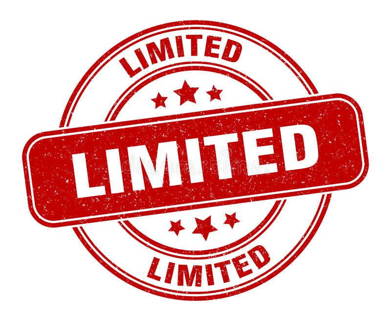 Limited Stamp. Limited Round Grunge Sign Stock Vector - Illustration of ...
