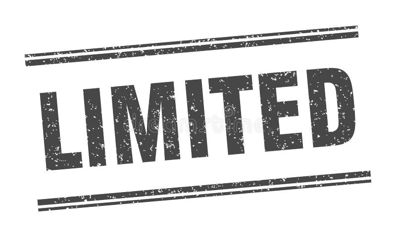 Limited Stamp. Limited Square Grunge Sign Stock Vector - Illustration ...