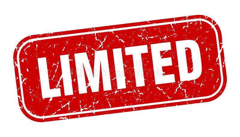 Limited Stamp. Limited Square Grungy Isolated Sign Stock Vector ...