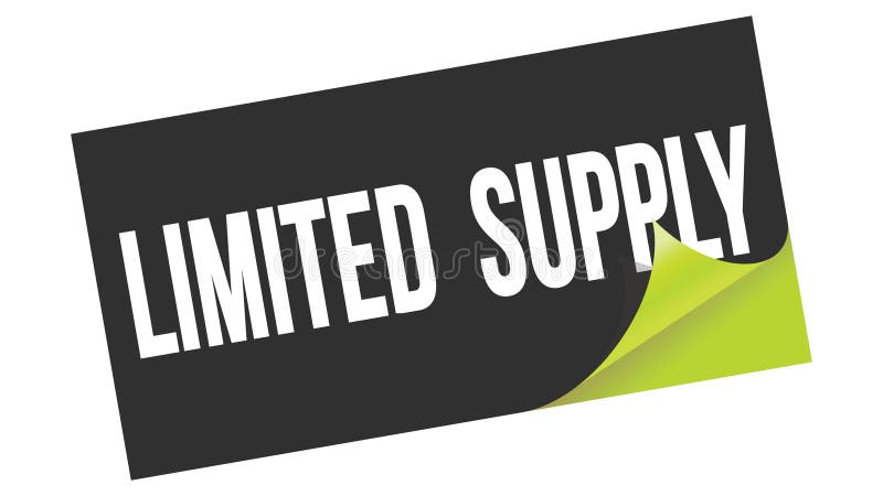 LIMITED SUPPLY Text Written on Red Vintage Round Stamp Stock ...