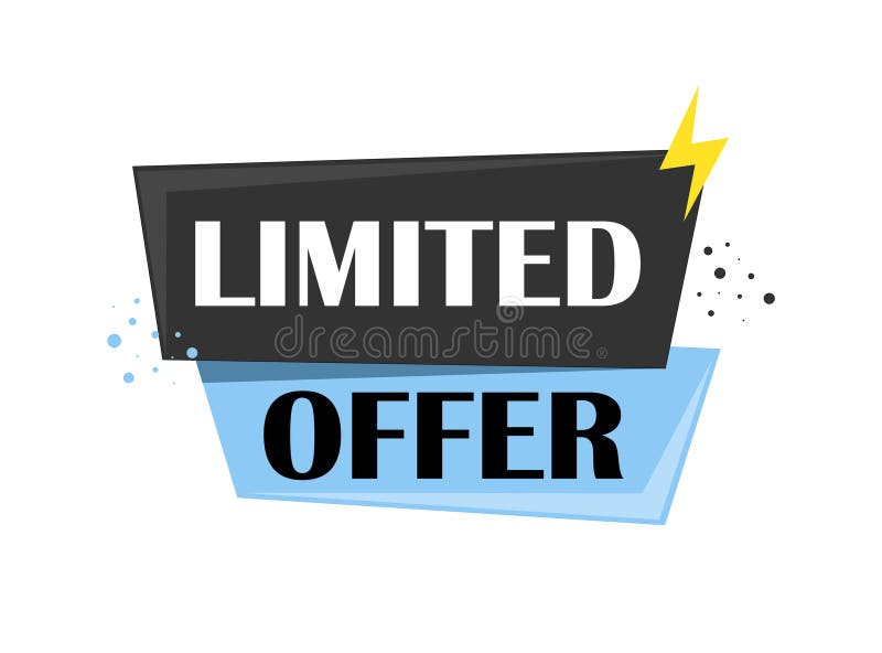 Limited Time Clipart. Marketing Concept Stock Vector - Illustration of ...