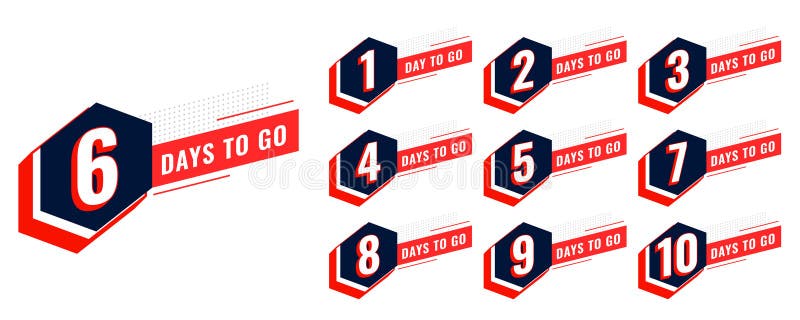 Limited Time and Days Left Promo Countdown for Special Sale Stock ...