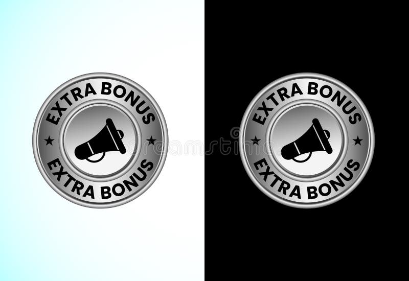 Limited Time Extra Bonus Advertising Sticker Badge Stock Vector ...