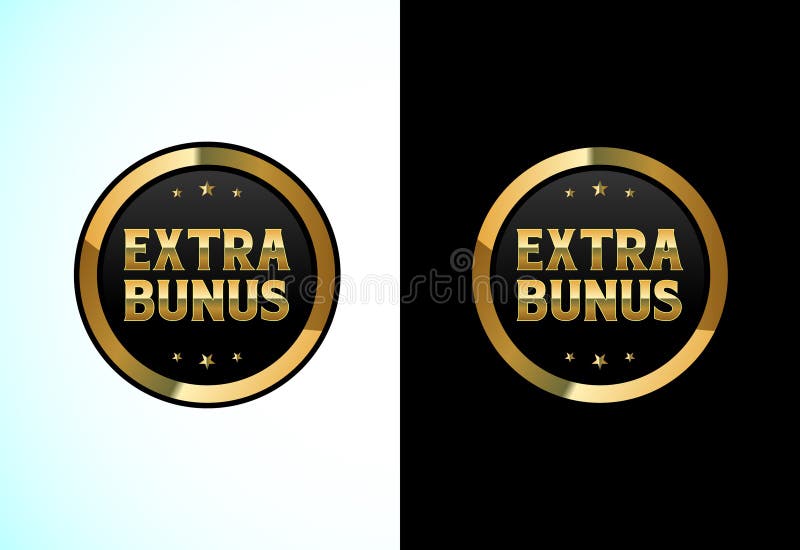 Limited Time Extra Bonus Advertising Sticker Badge Stock Vector ...
