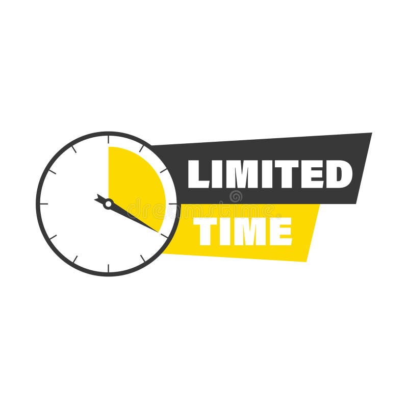 Limited Time Icon. Business Offer Stock Vector - Illustration of ...