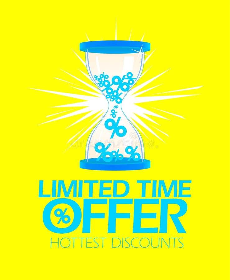 Limited Time Offer - Vector Banner Template Stock Vector - Illustration ...