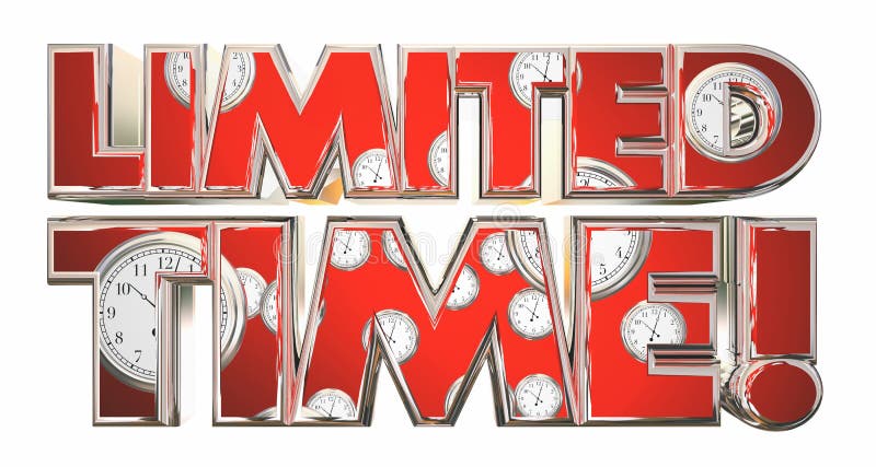 Limited Time Offer Stars 3d Words Special Savings Deal Ending so Stock ...