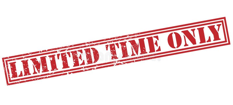Limited Time Red Stamp Stock Illustrations – 771 Limited Time Red Stamp ...