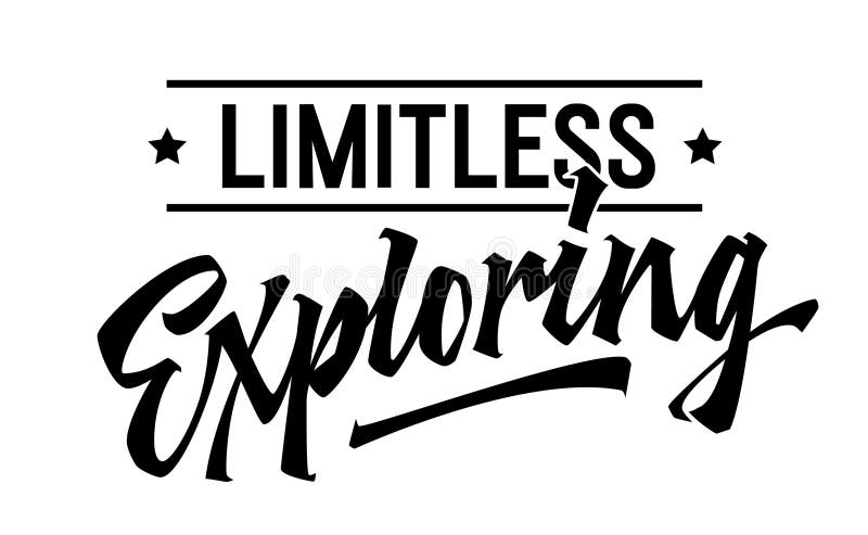 Limitless Slogan Stock Illustrations – 43 Limitless Slogan Stock ...