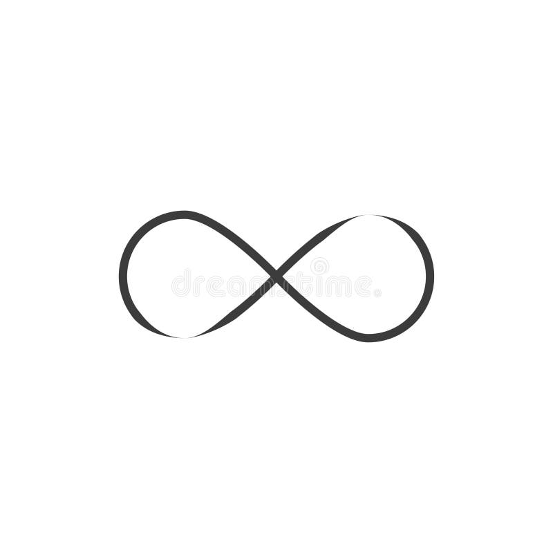 Limitless, Infinity Icon. Vector Illustration, Flat Design Stock ...