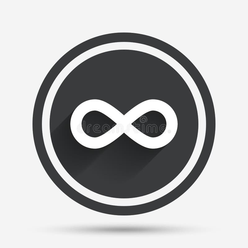 Limitless Sign Icon. Infinity Symbol Stock Vector - Illustration of ...