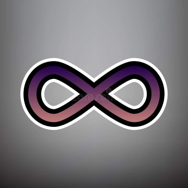 Limitless Symbol Illustration. Vector Stock Vector - Illustration of ...