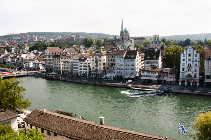 Limmat River - Zurich - Switzerland Editorial Photography - Image of ...