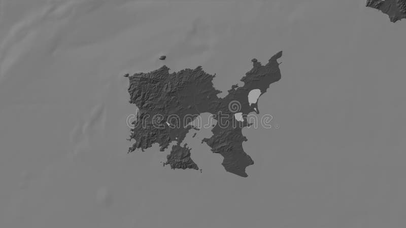 Limnos Island. Greece. Bilevel Stock Illustration - Illustration of ...