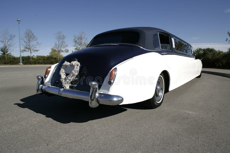 Limo stock image. Image of chrome, royce, blue, long, limo - 3283273