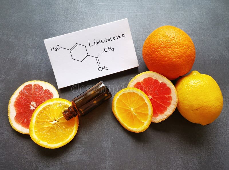 Limonene Essential Oil with Structural Chemical Formula of Limonene ...
