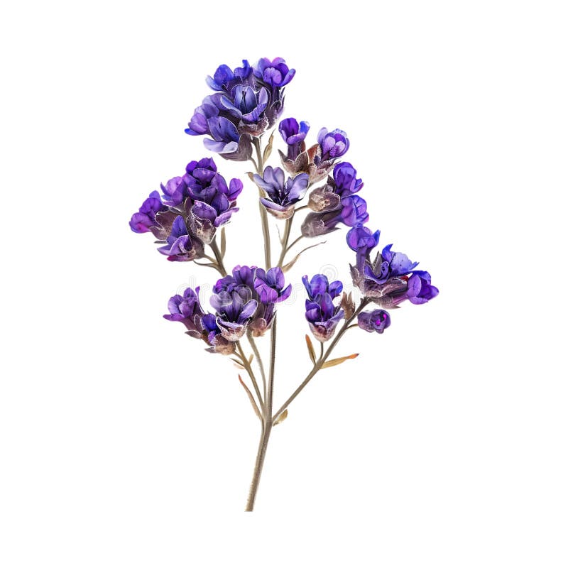 Limonium Sinuatum Flower on Transparent Background - Ai Generated Stock ...