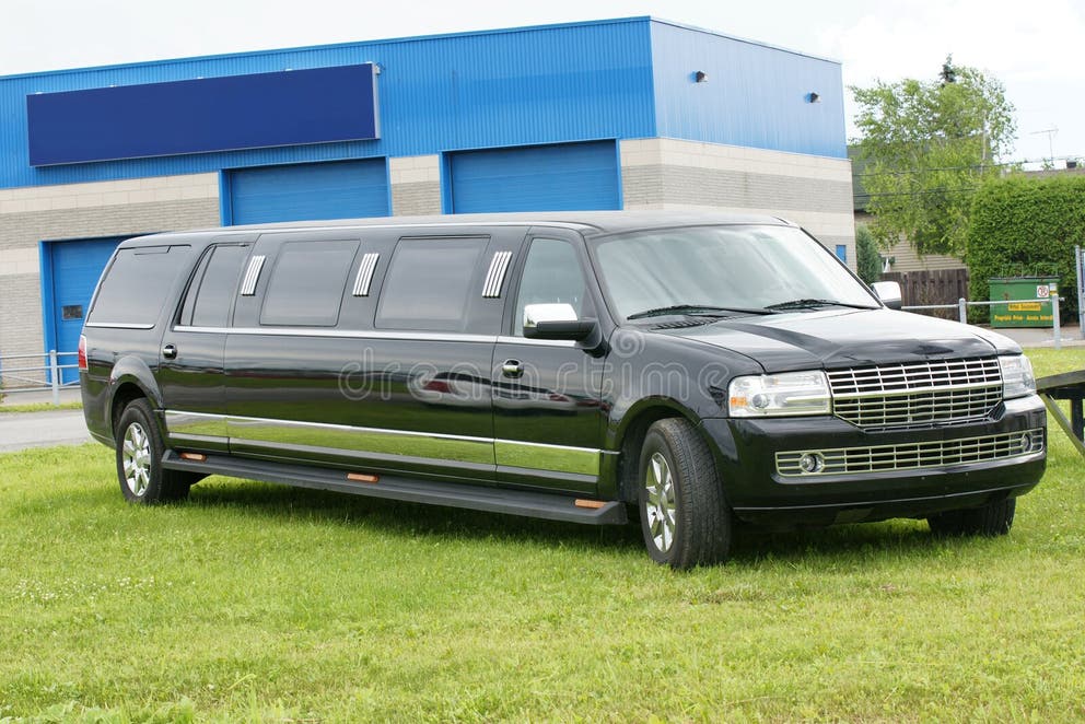 Limousine stock image. Image of lincoln, rich, auto, architecture ...