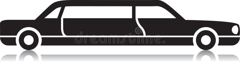 Limousine stock vector. Illustration of tires, design - 182795860