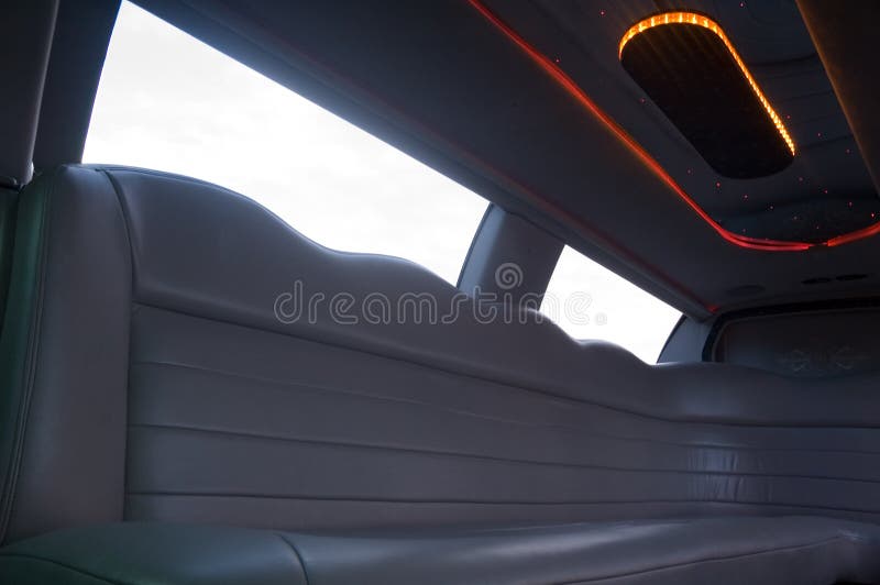 Limousine interior stock photo. Image of mini, classy - 1632462
