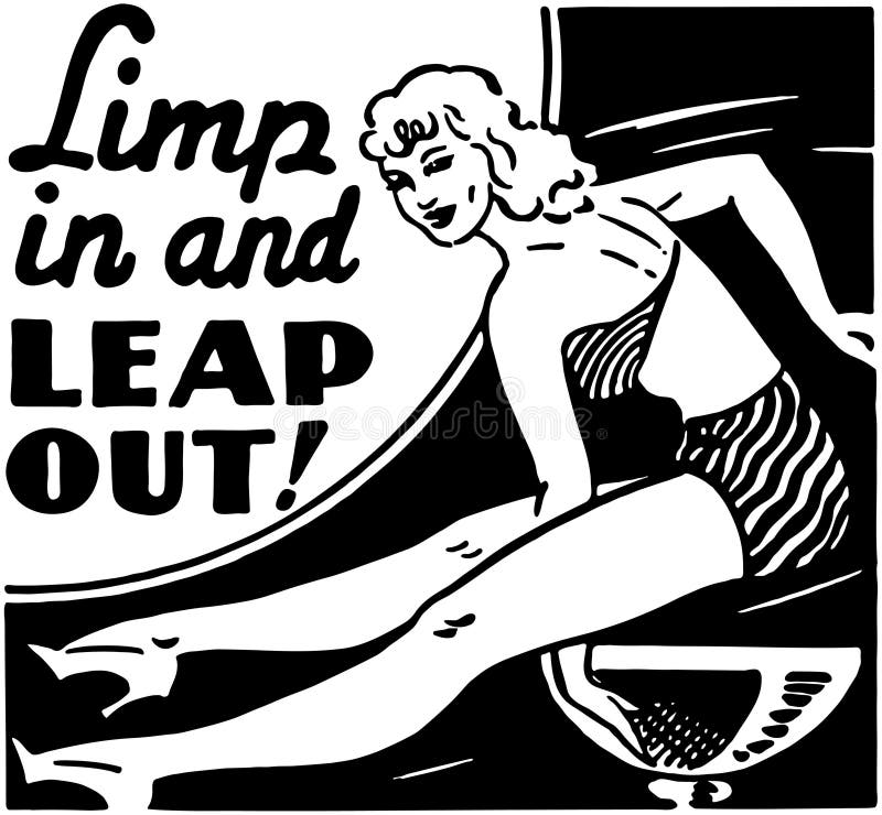 Limp in and Leap Out stock vector. Illustration of smiles - 42096616