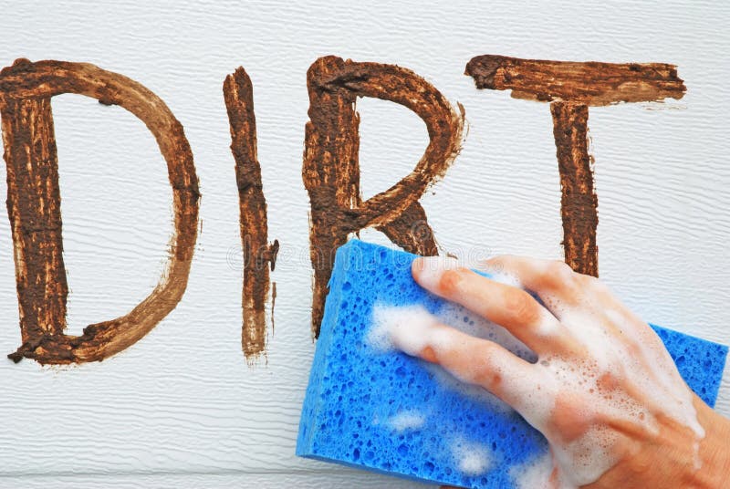 Limpiar la suciedad. foto de archivo. Imagen de gobierno - 6295412