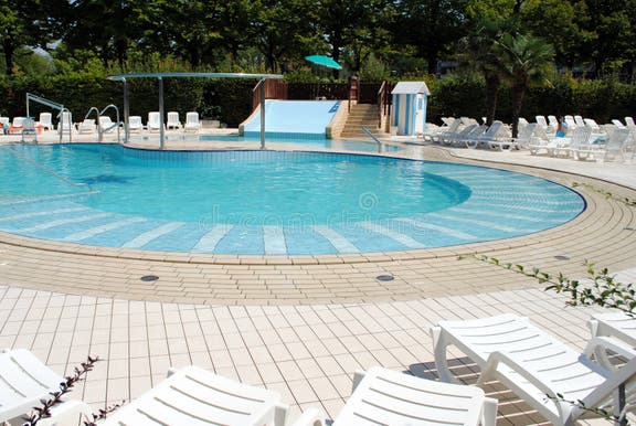 Limpid swimming pool stock image. Image of background - 26426249