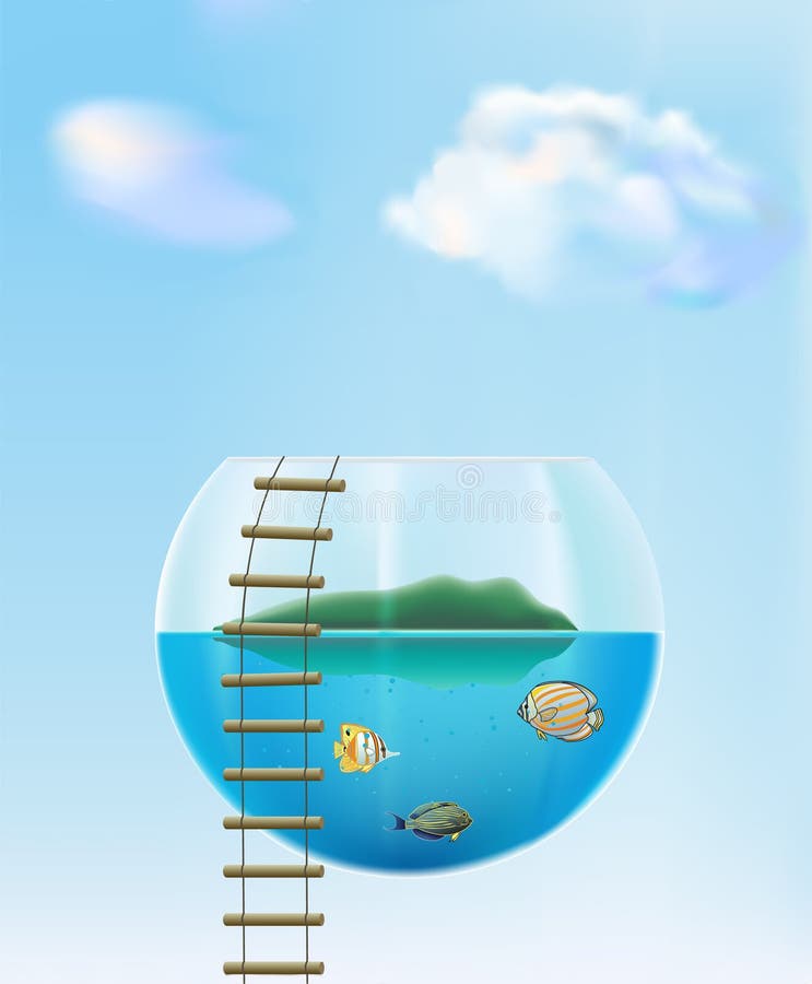 Concepto de mundo limpio ilustración del vector. Ilustración de cielo ...