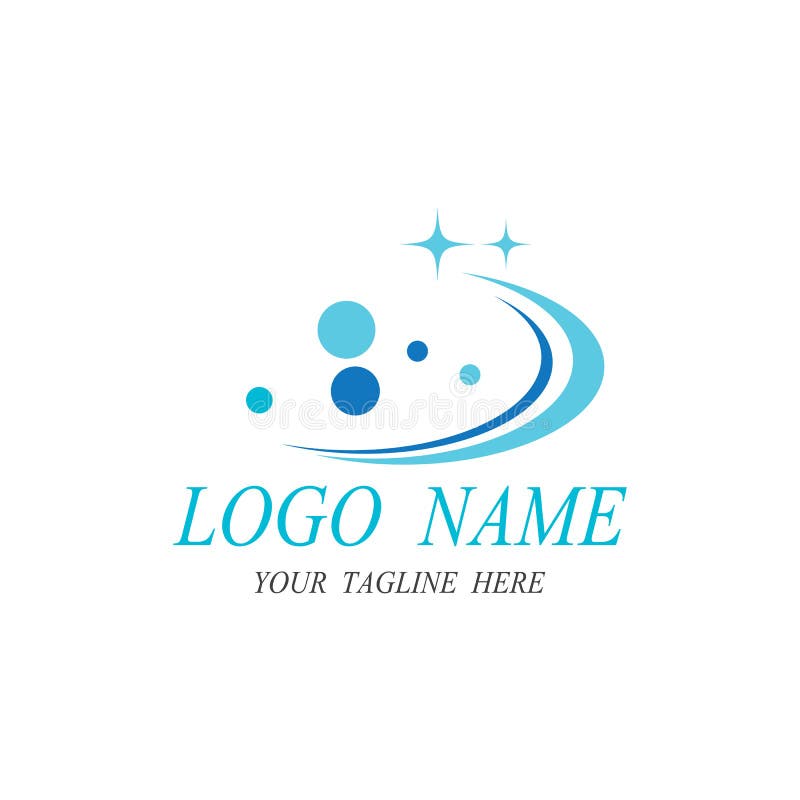Limpieza Servicio Limpio Logo Icono Vector Plantilla Ilustración del ...