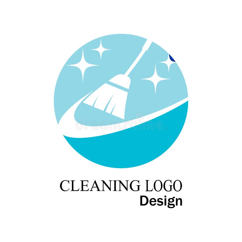 Limpieza Servicio Limpio Logo Icono Vector Plantilla Ilustración del ...