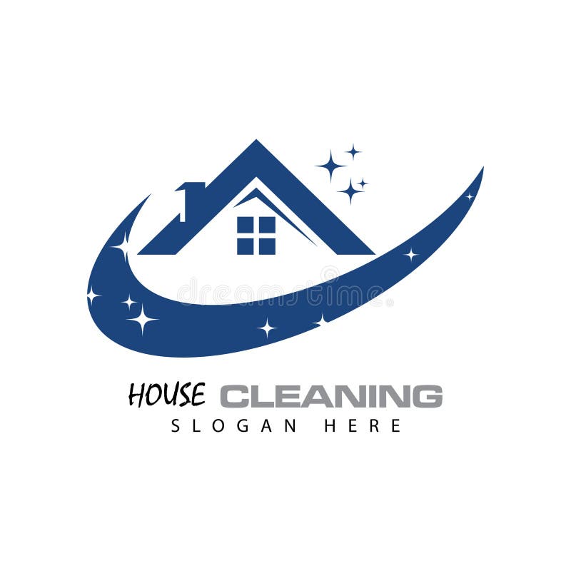 Limpieza Servicio Limpio Logo Icono Vector Plantilla Ilustración del ...