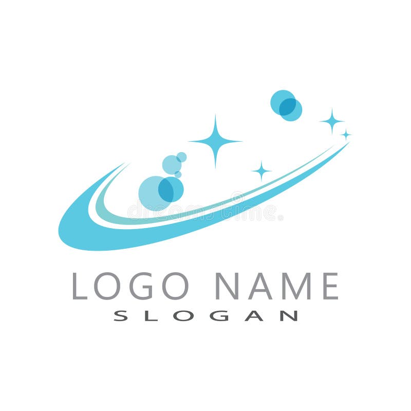 Limpieza Servicio Limpio Logo Icono Vector Plantilla Ilustración del ...