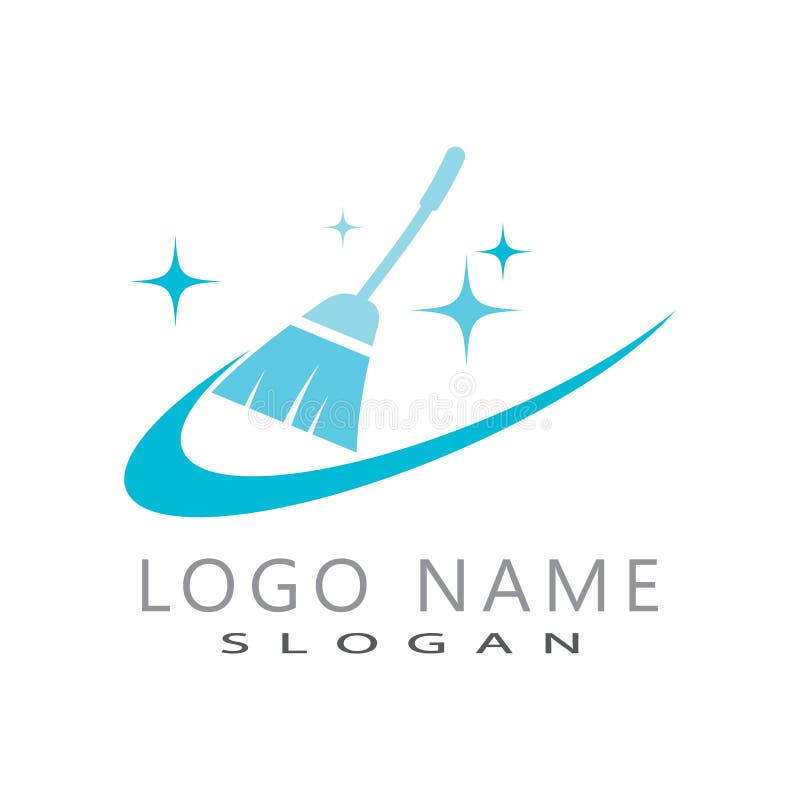 Limpieza Servicio Limpio Logo Icono Vector Plantilla Ilustración del ...