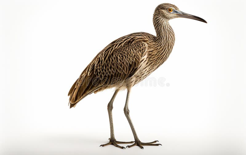 Limpkin in a Minimalistic Setting -Generative Ai Stock Illustration ...