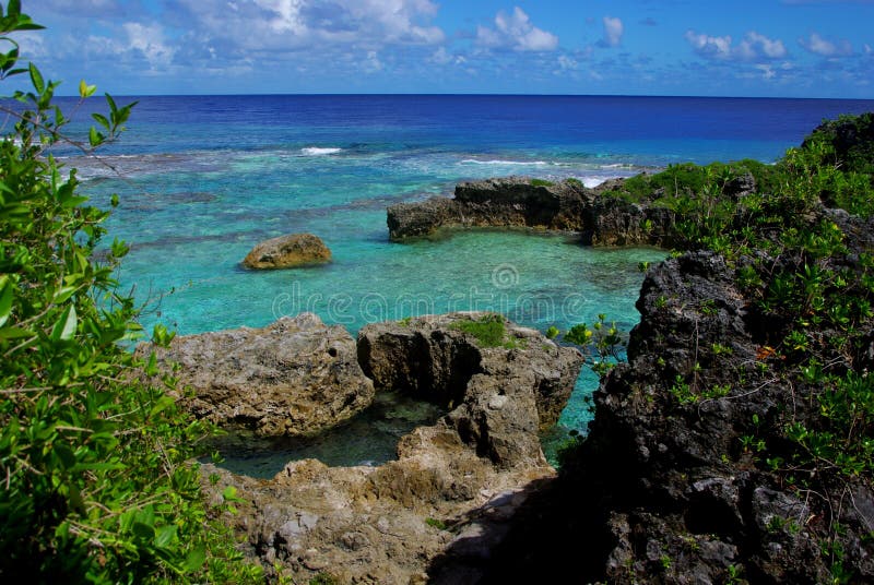 Limu Pools, Niue stock photo. Image of reef, landscape - 53677510