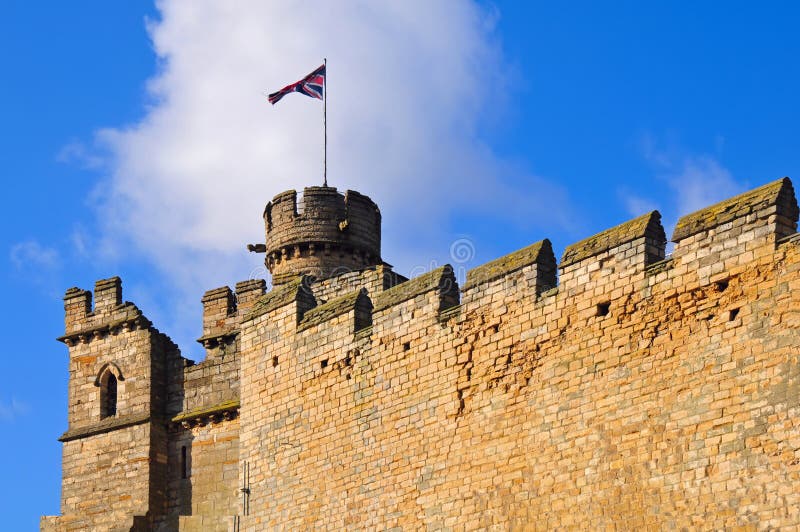 Lincoln castellations stock image. Image of europe, heritage - 13574685