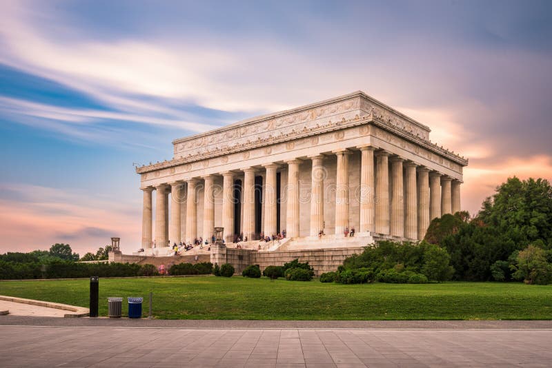 Lincoln Memorial Exterior View Editorial Image - Image of stone ...