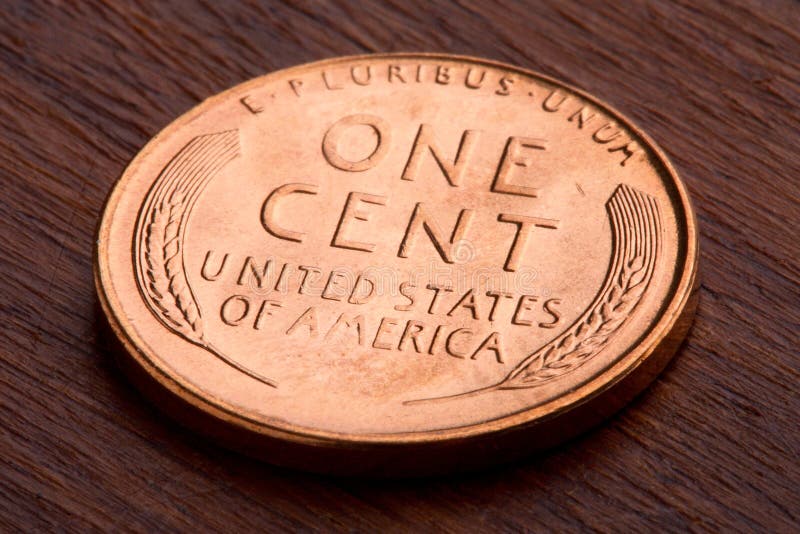 Lincoln One Cent stock image. Image of currency, shiny - 21824627