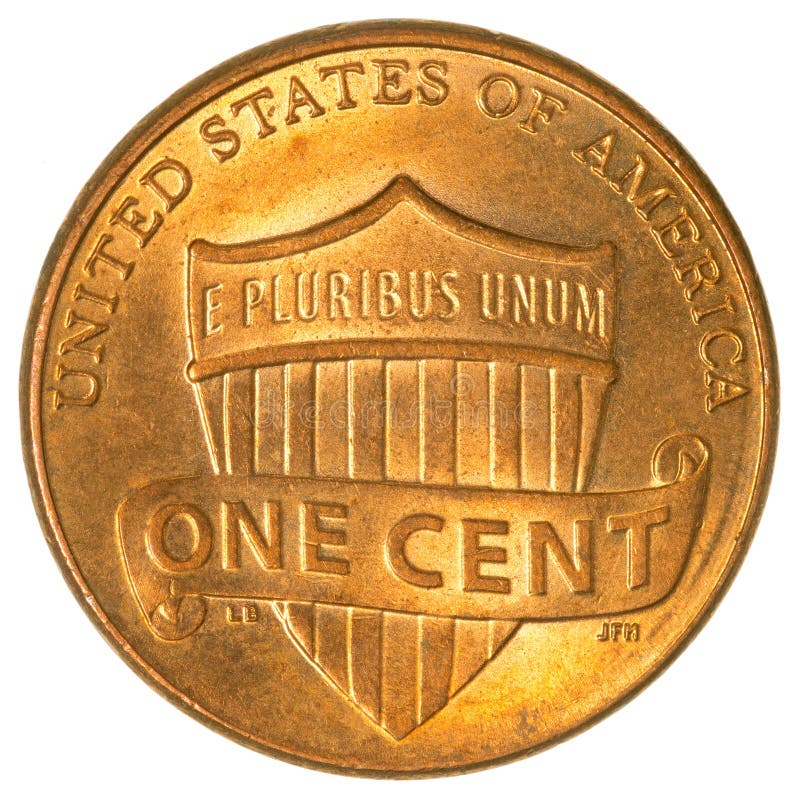 Lincoln Shield One Cent Coin Stock Image - Image of coin, closeup: 90146429