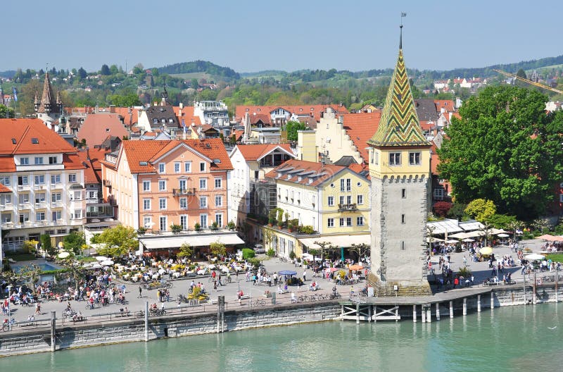 Lindau-Insel, Deutschland stockbild. Bild von seeufer - 39712151