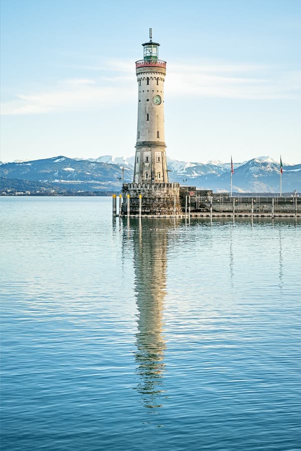 Lindau lighthouse stock photo. Image of lindau, building - 37808412