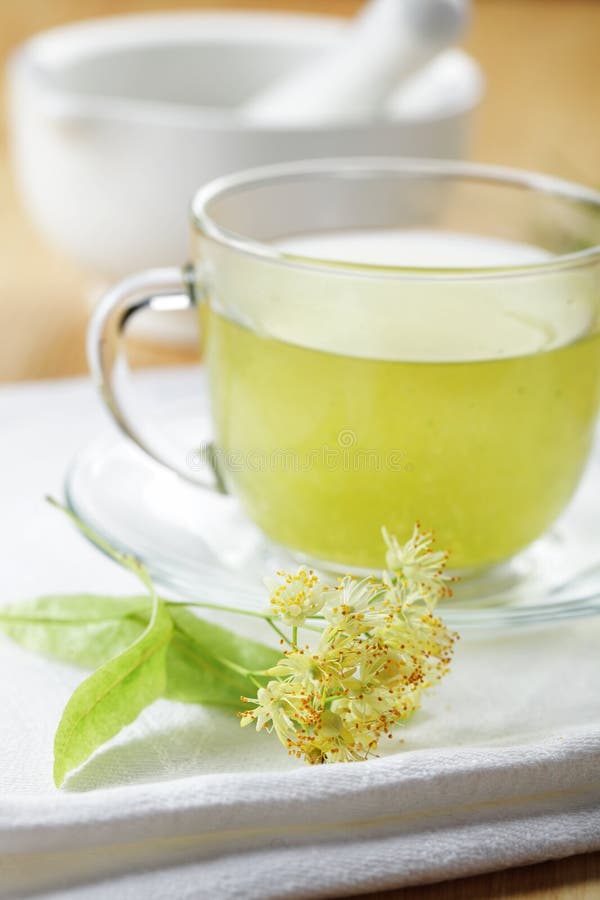 Lindentee stockbild. Bild von stampfe, medizin, getränk - 14881461
