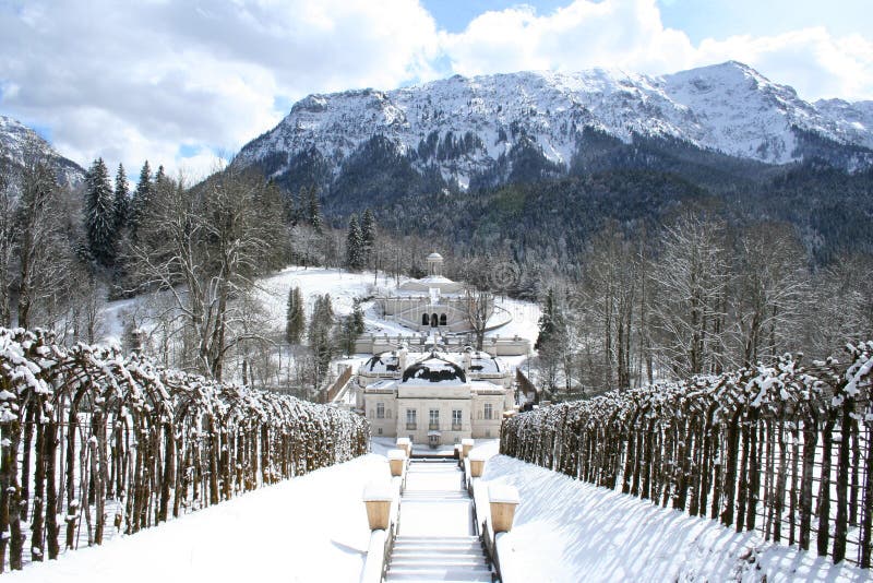 Linderhof Del Castello Del Re Ludwigs Fotografia Stock - Immagine di ...