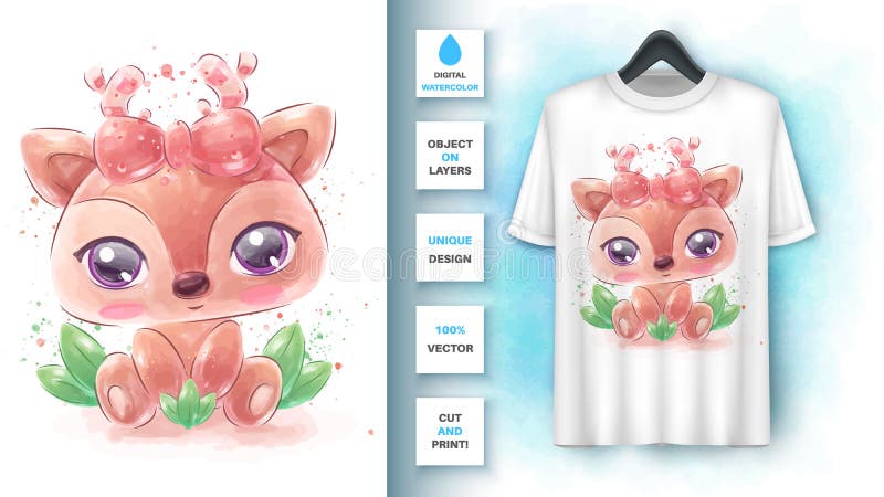 Lindo Querido Afiche Y Merchandising. Ilustración del Vector ...