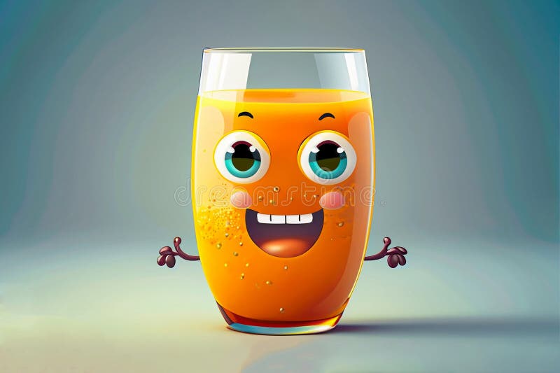 Lindo Vaso De Dibujos Animados Del Personaje De Jugo De Naranja Ai ... Lindo Vaso De Dibujos Animados Del Personaje De Jugo De Naranja Ai ...