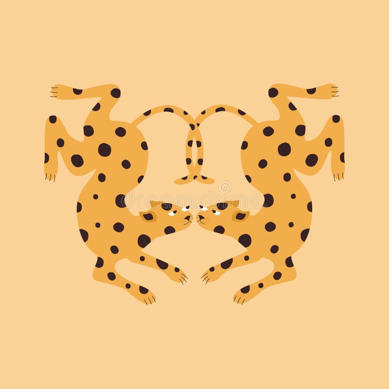 Lindos Jaguares Enamorados. Boceto Del Tatuaje. Ilustración del Vector ... Lindos Jaguares Enamorados. Boceto Del Tatuaje. Ilustración del Vector ...